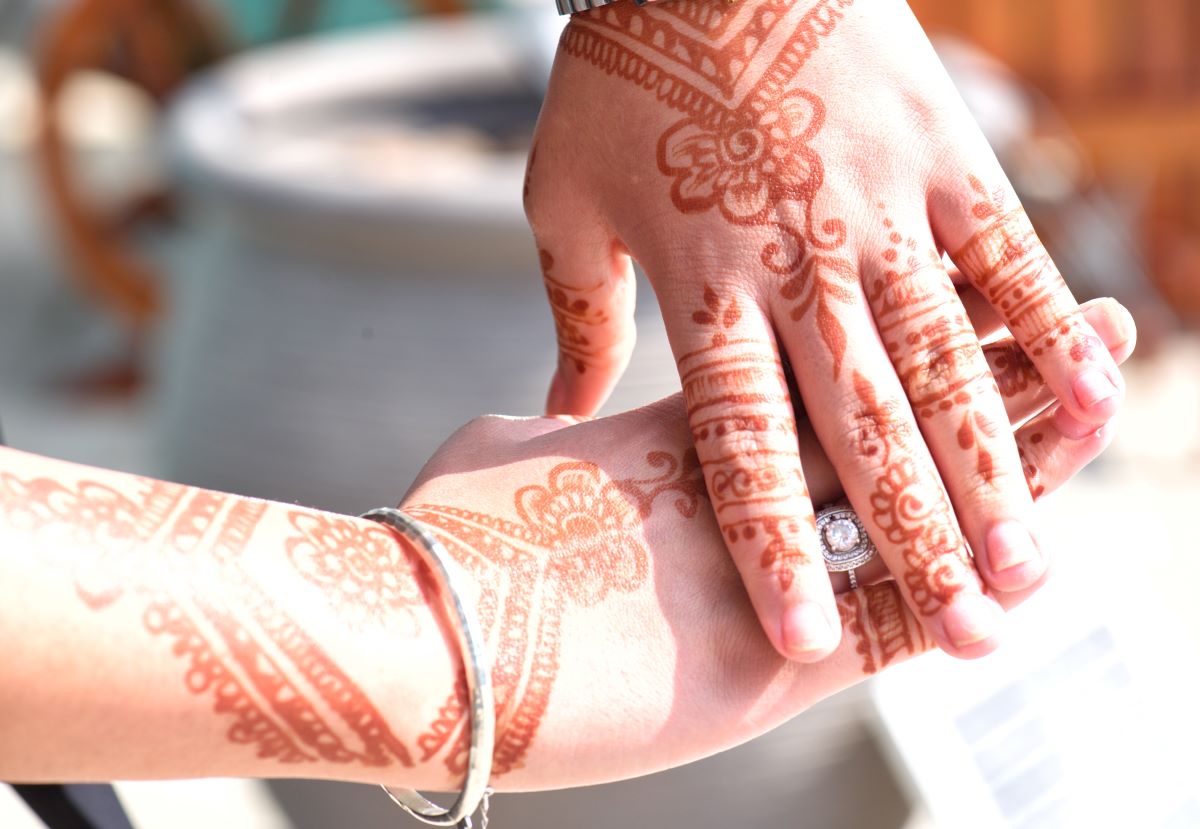 Modèle henné pour une main simple : motif de henné facile à réaliser ...